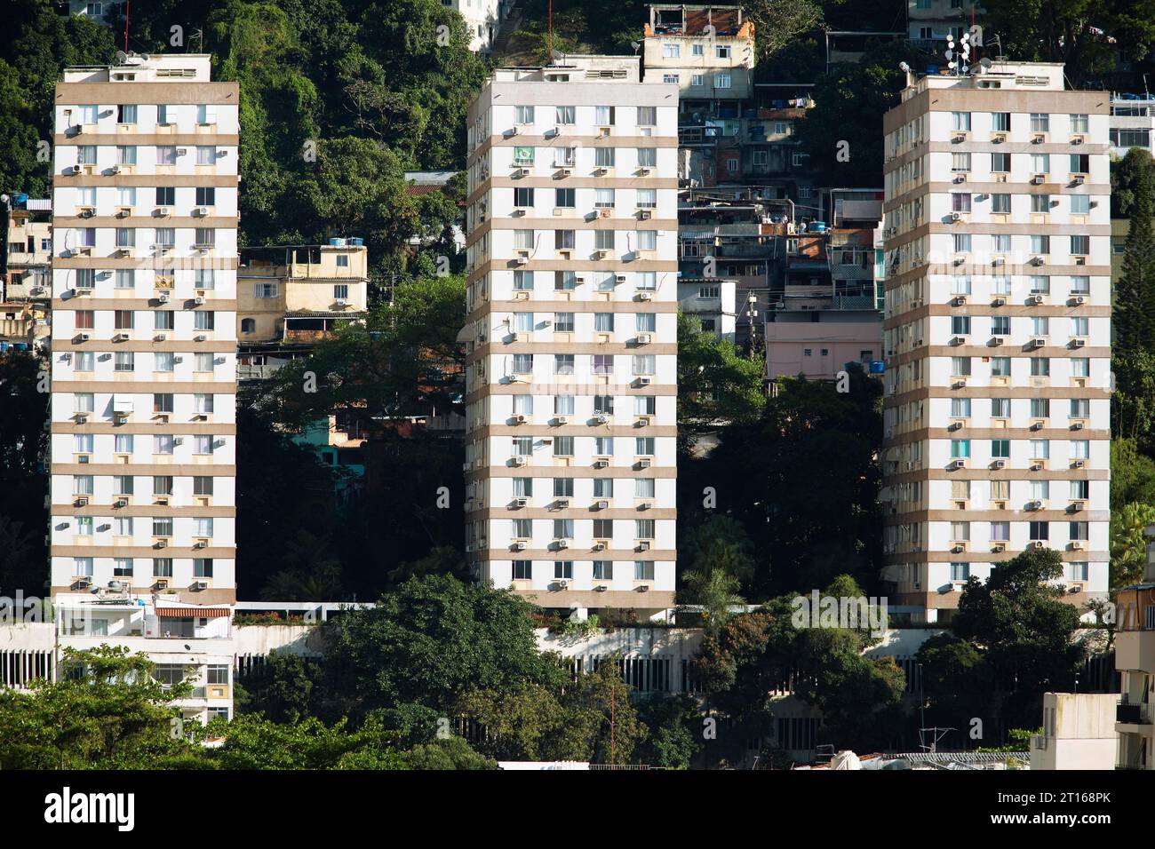 Typical high-rise buildings in Rio de Janeiro, State of Rio de Janeiro ...