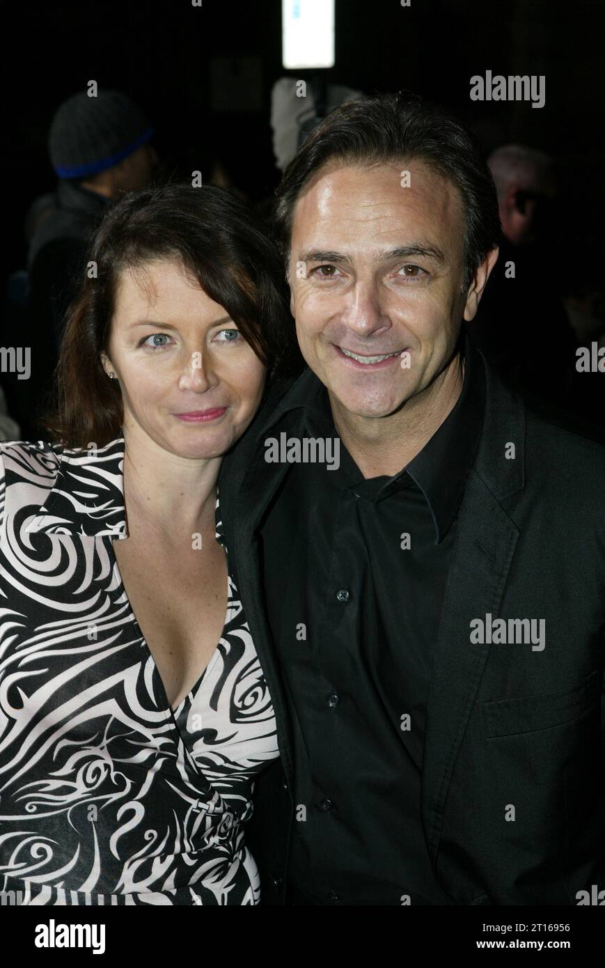 Brian Capron and wife Jacqueline Bucknell arriving at National TV ...