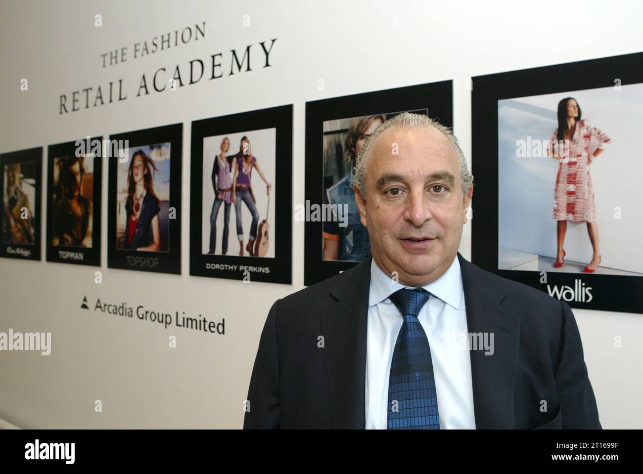 British businessman Sir Philip Green pictured at Arcadia Group retail ...