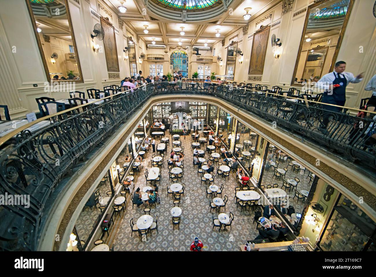 Comfeitaria Colombo, over 100 years old cafe, interior, old town, Rio ...