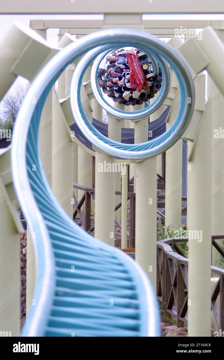 Thorpe park ride colossus hi-res stock photography and images - Alamy