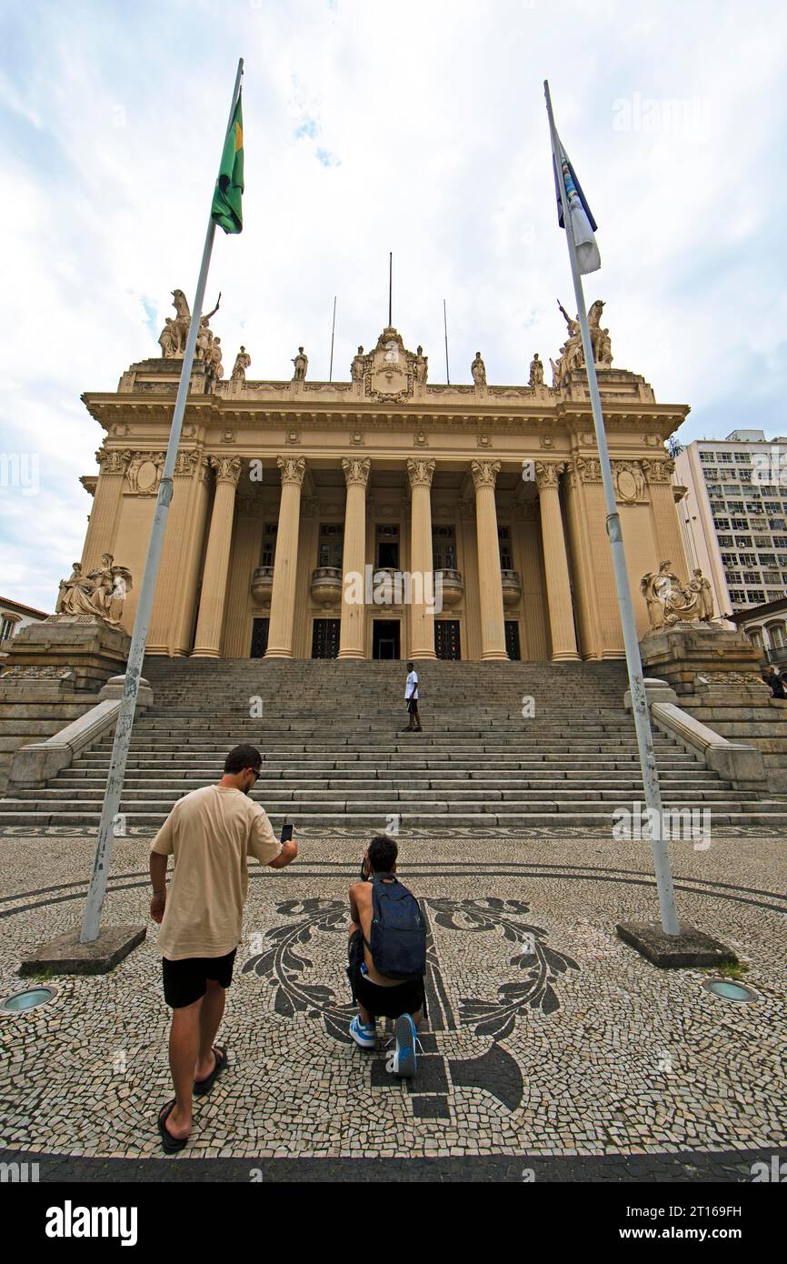 Palacio Tiradentes, formerly the seat of the Brazilian National ...