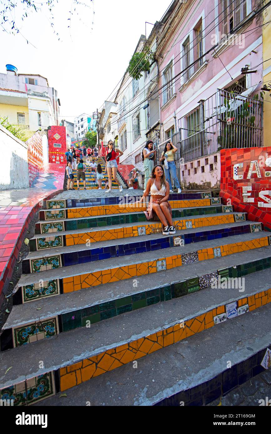 Lapa stairs hi-res stock photography and images - Alamy