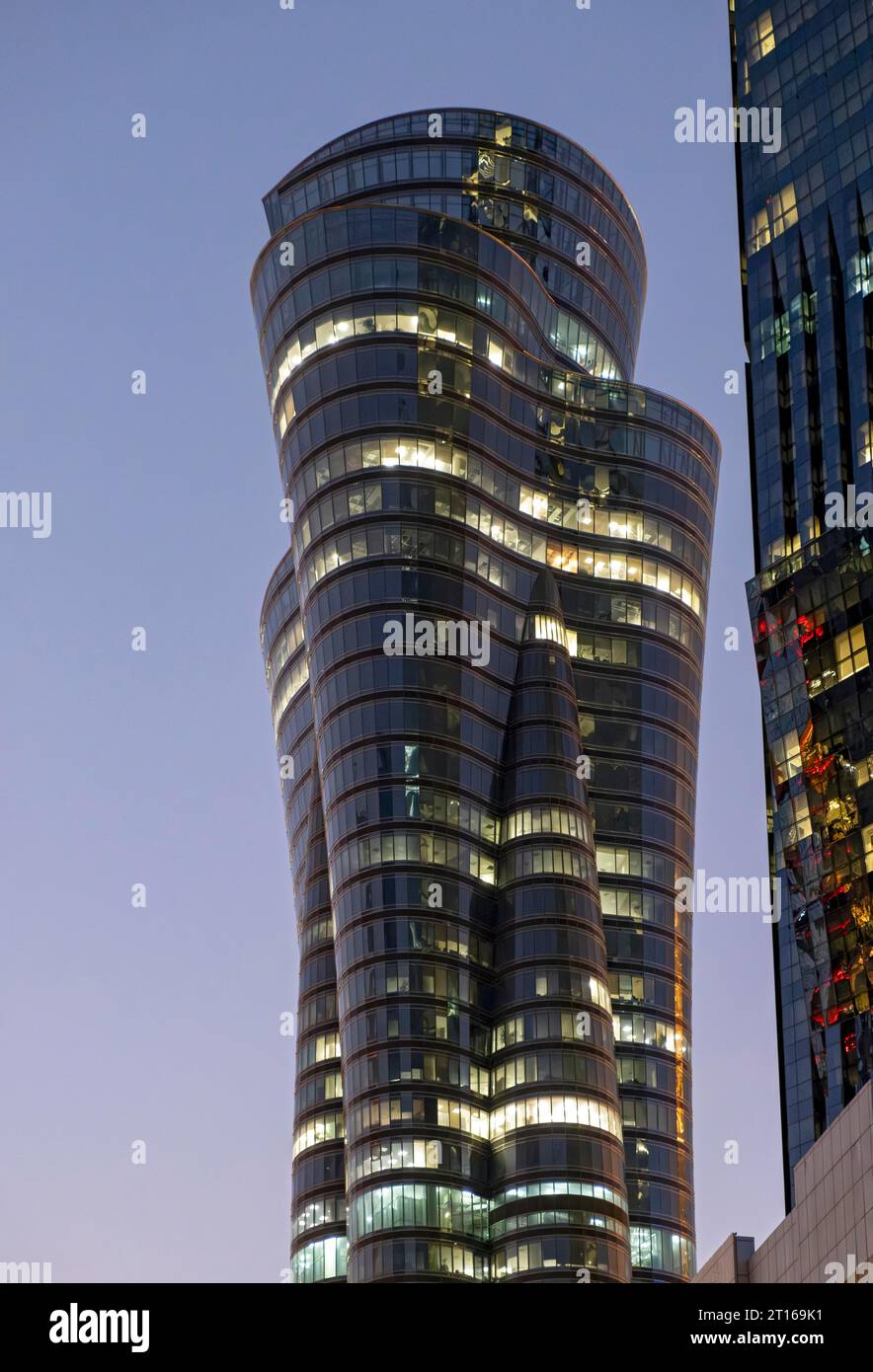 NOC Tower, North Oil Company, Doha, Qatar Stock Photo - Alamy