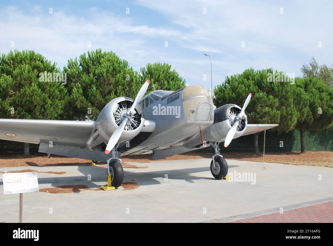 Turkish Beechcraft AT-11 Kansan training aircraft at the Turkish Air ...