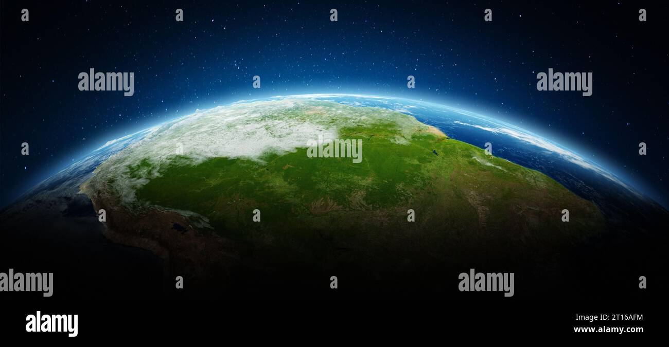 South America, Brazil, Amazon - planet Earth. Elements of this image ...