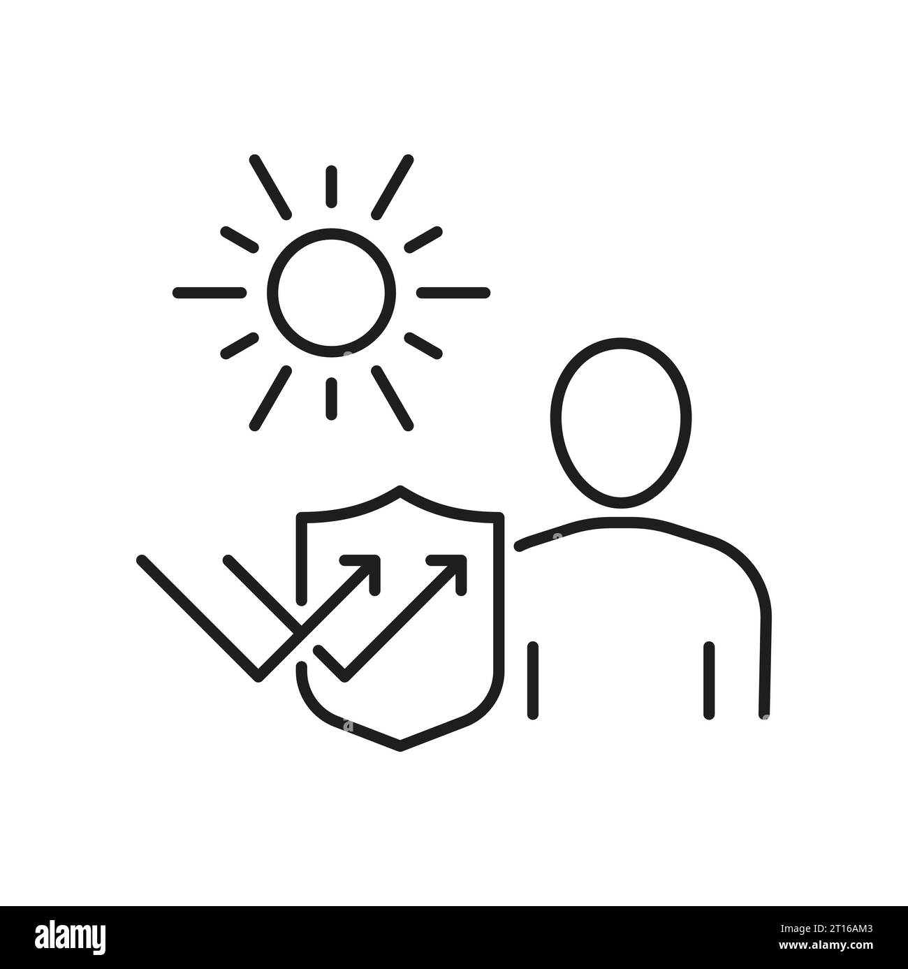 Using sun cream Stock Vector Images - Alamy