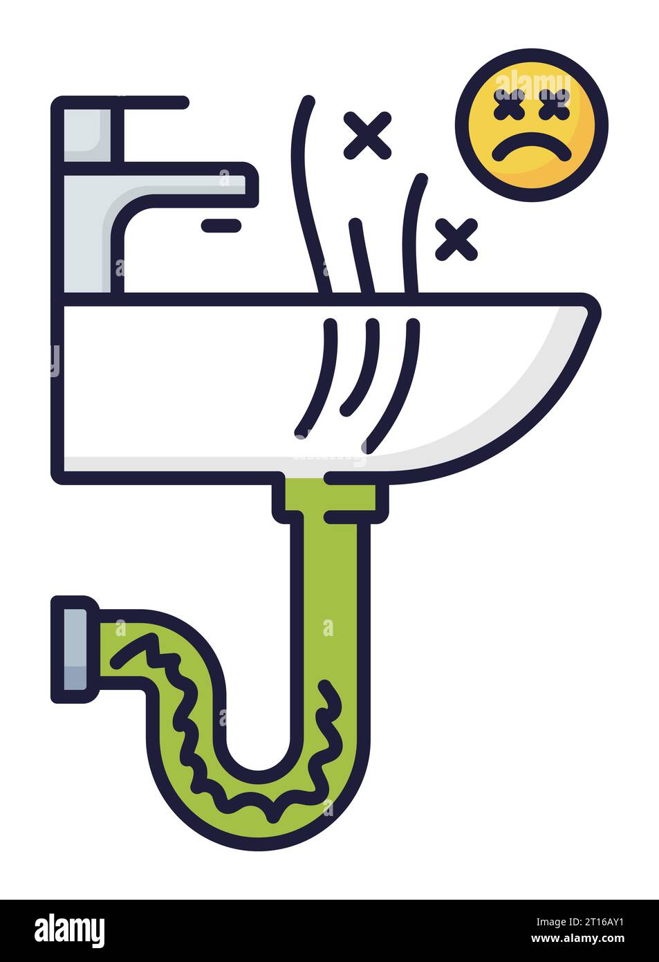 Bad drainage Stock Vector Images - Alamy