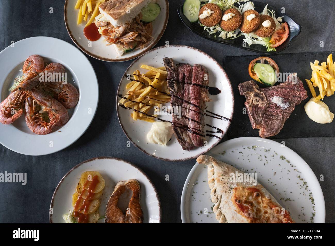 Different types of dishes from various cultures Stock Photo - Alamy