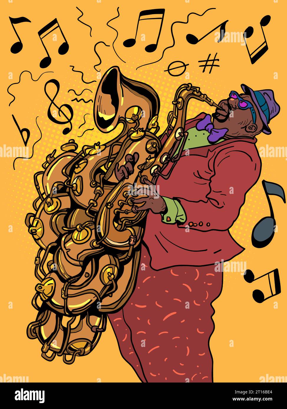 The new orleans jazz Stock Vector Images - Alamy