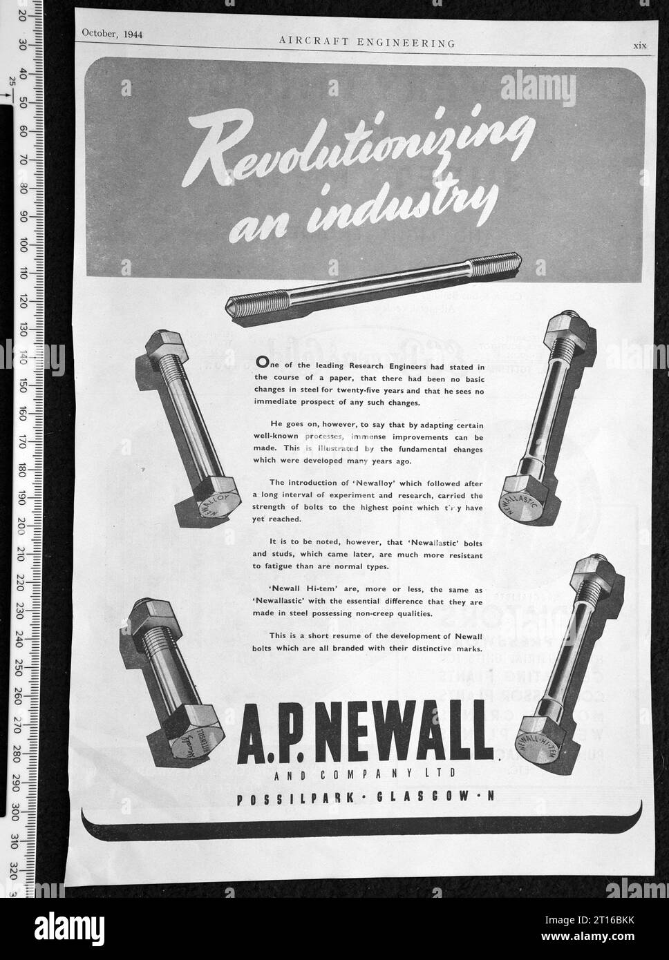 ww2 wartime advertisment in a magazine aircraft engineering full page ...