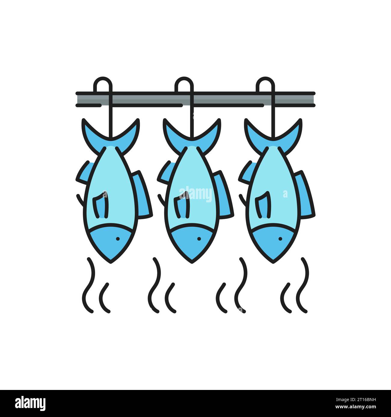 Production of dried fish Cut Out Stock Images & Pictures - Alamy