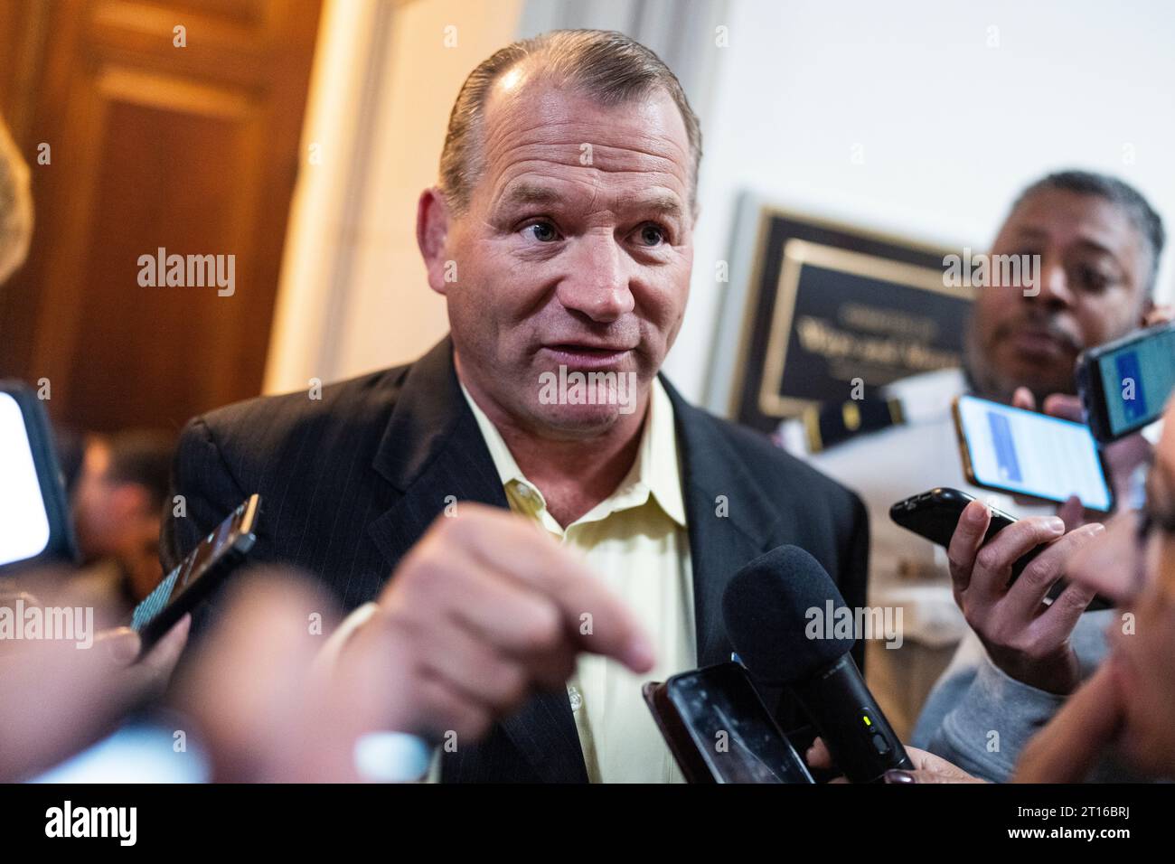 UNITED STATES - OCTOBER 11: Rep. Troy Nehls, R-Texas, is seen outside ...
