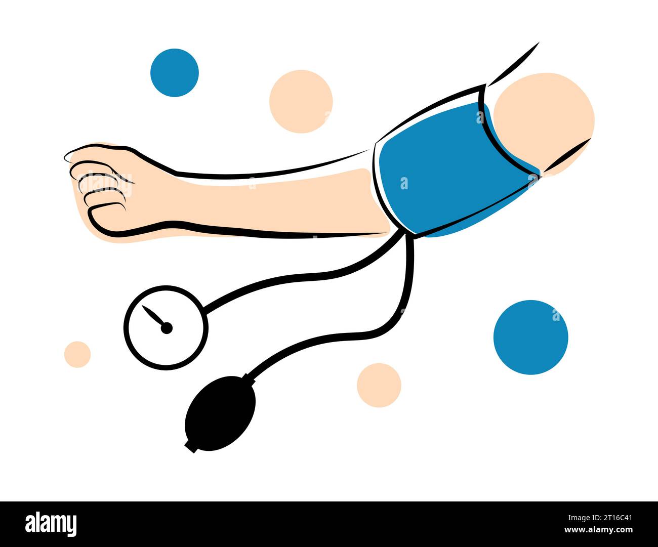 Male patient blood pressure Cut Out Stock Images & Pictures - Alamy