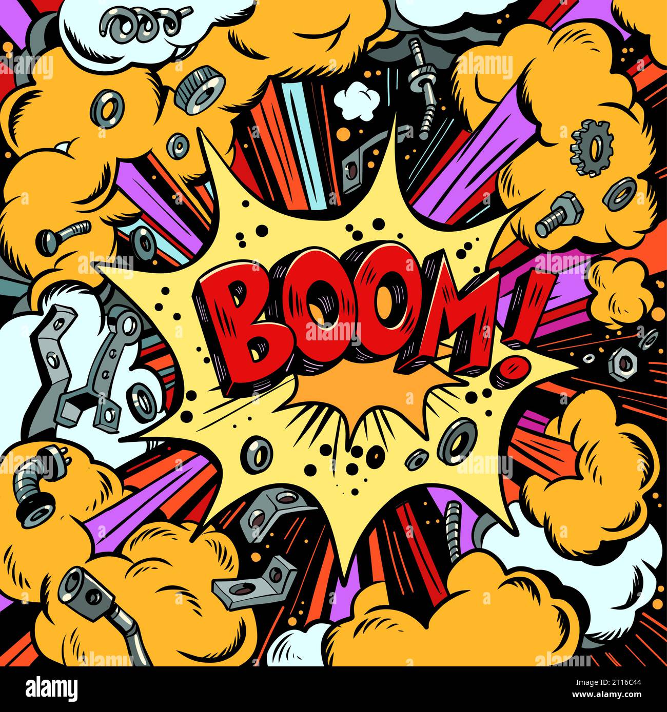 Detonation effect Stock Vector Images - Alamy