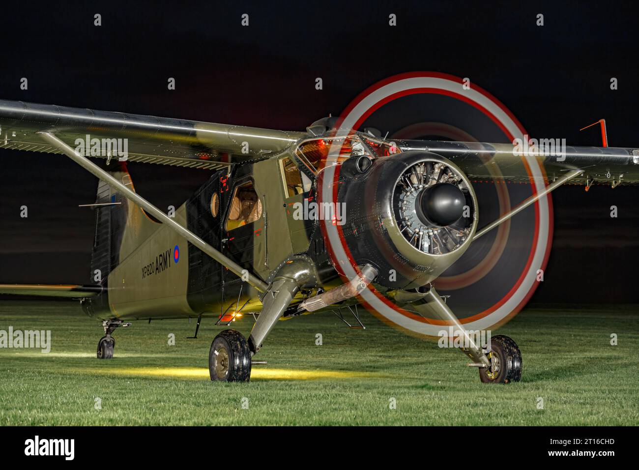 British army air corps De Havilland Canada DHC2 Beaver night shoot ...
