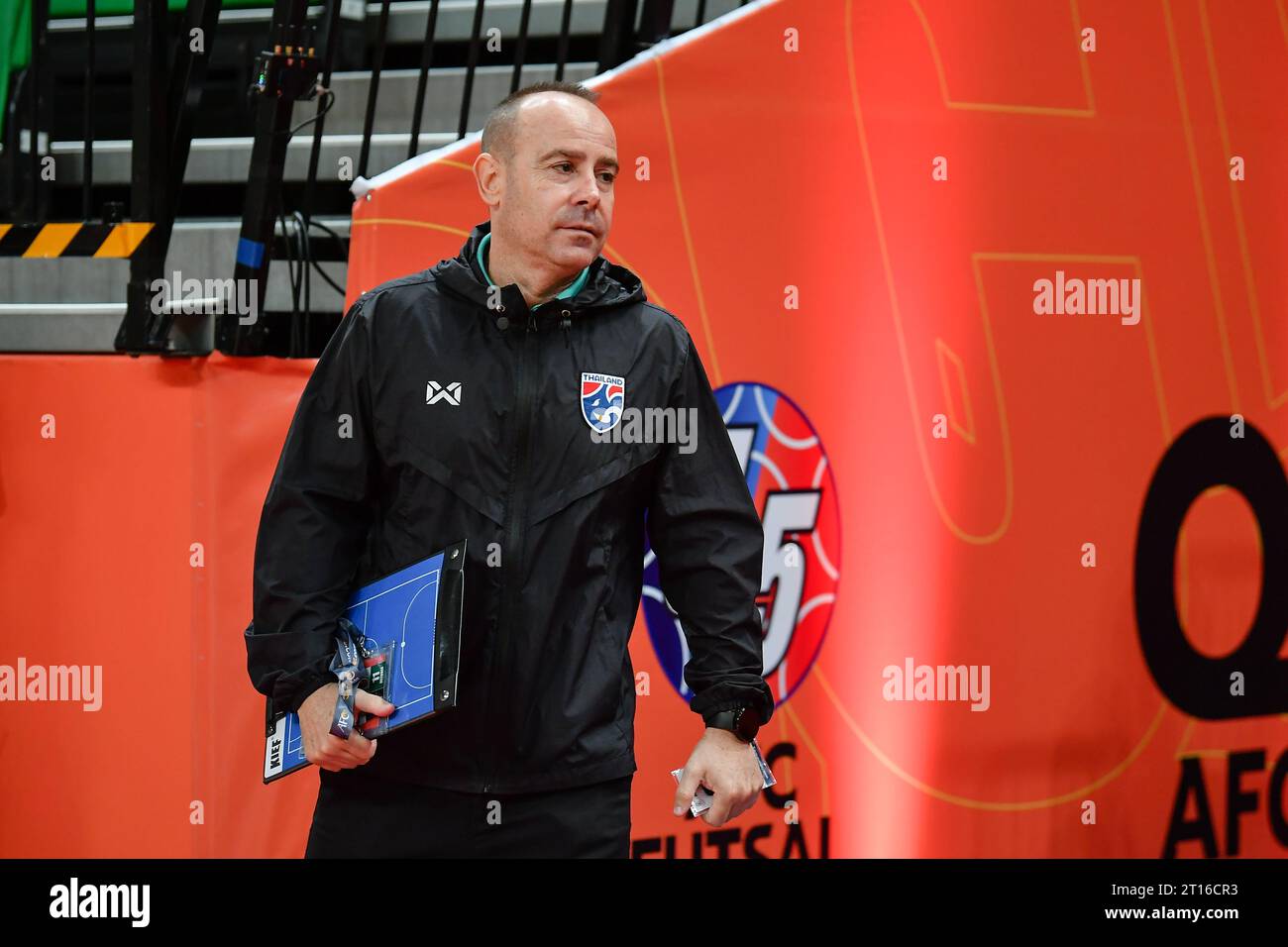 Bangkok, Thailand. 11th Oct, 2023. Head coach of Thailand Carlos Cesar ...