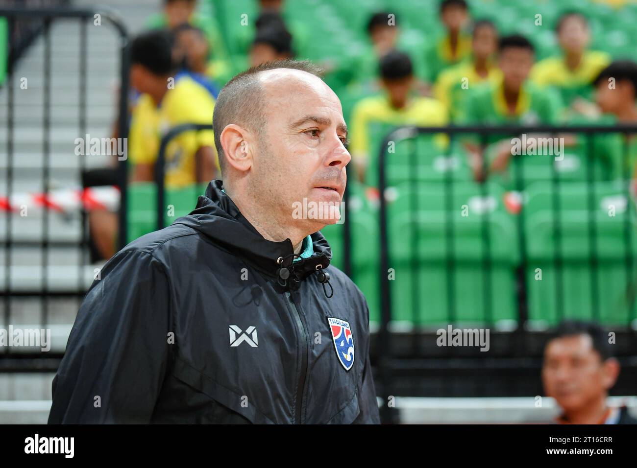 Bangkok, Thailand. 11th Oct, 2023. Head coach of Thailand Carlos Cesar ...