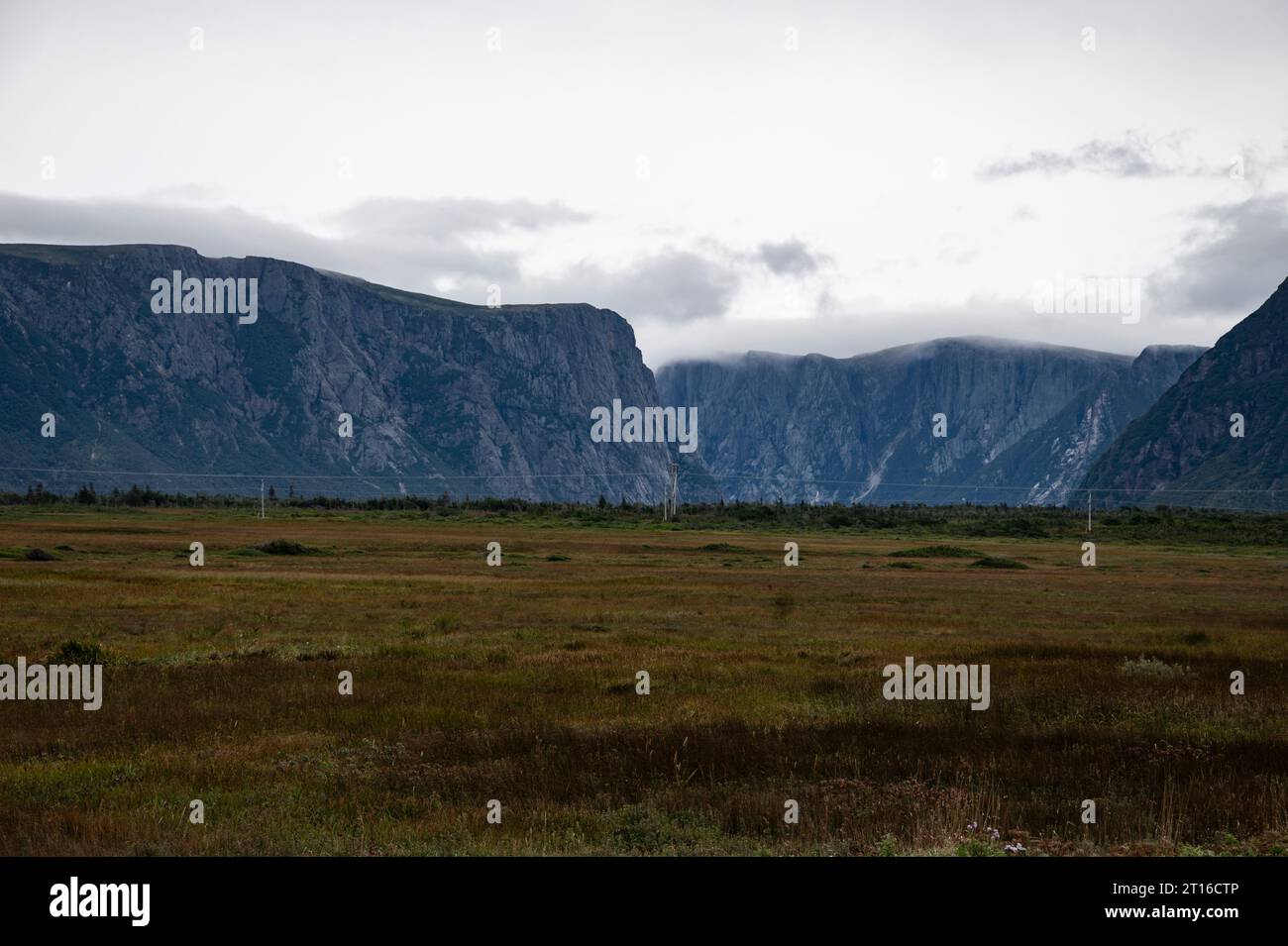 Tablelands mountains in St. Paul, Newfoundland & Labrador, Canada Stock ...