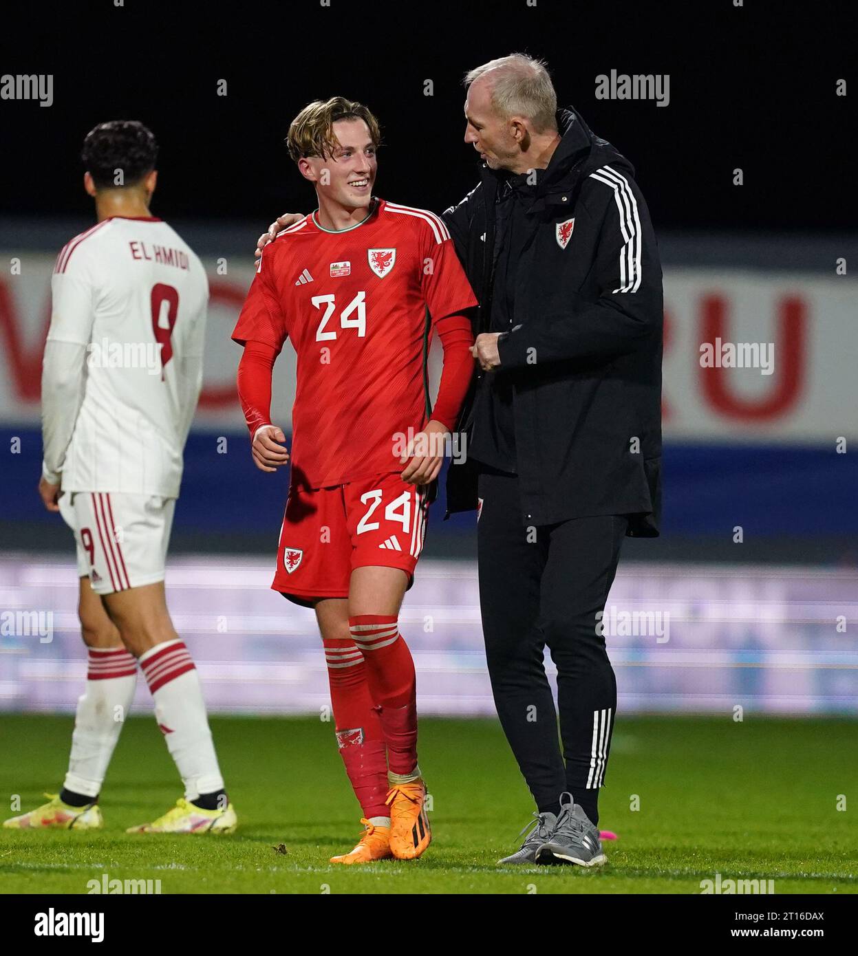 Wales' Charlie Savage following the international friendly match at the ...