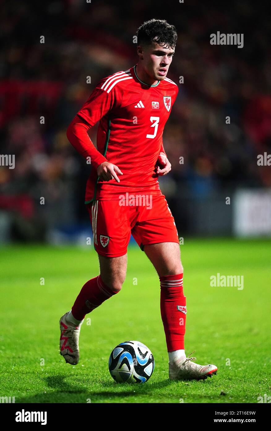Wales' Neco Williams in action during an international friendly match ...
