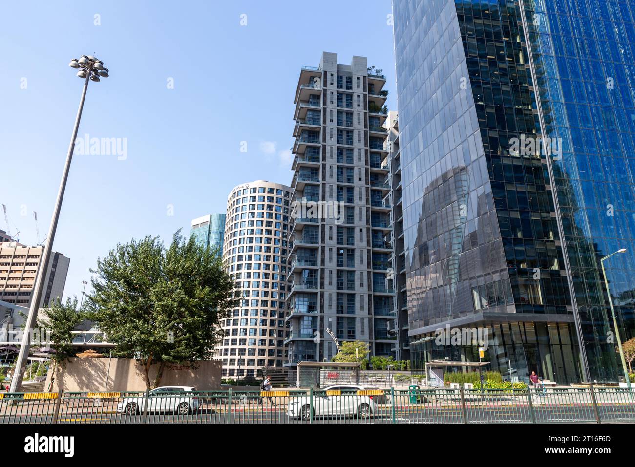 Ramat Gan, Israel - October 11, 2023: Modern office and residential ...
