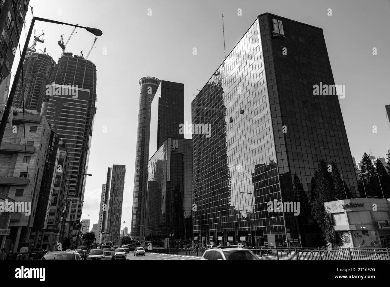 Ramat Gan, Israel - October 11, 2023: Modern office and residential ...