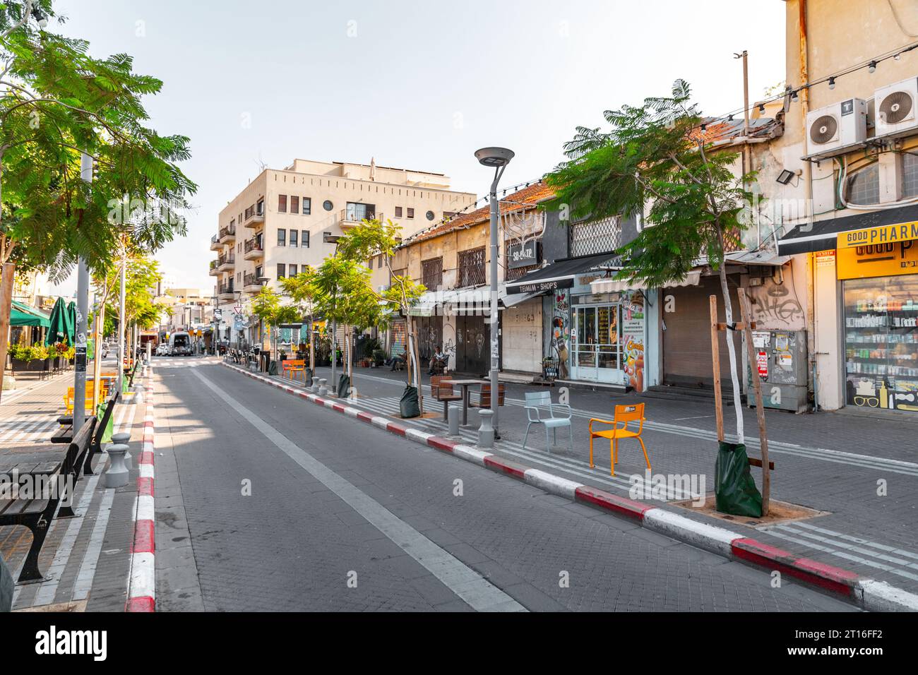Jaffa, Israel - October 10, 2023: View from the historic streets of ...