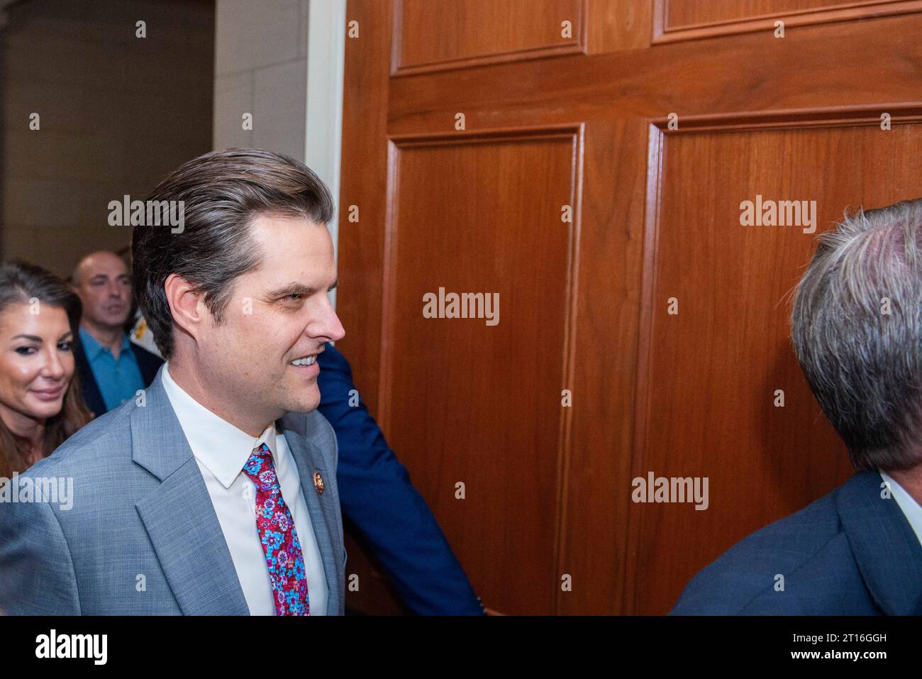 United States Representative Matt Gaetz Republican of Florida exiting a ...