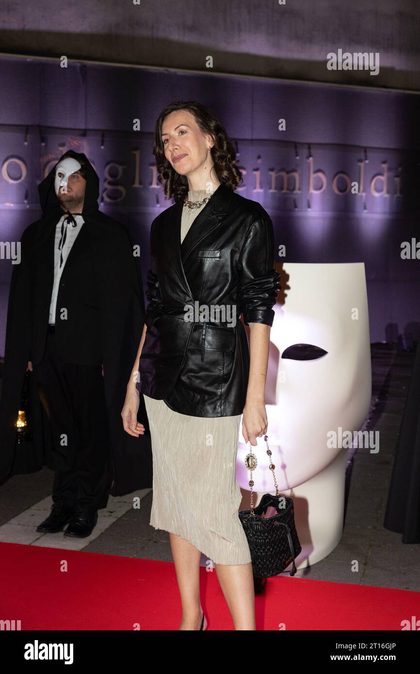 Milan, Red Carpet Phantom of the Opera, Teatro degli Arcimboldi. In the ...