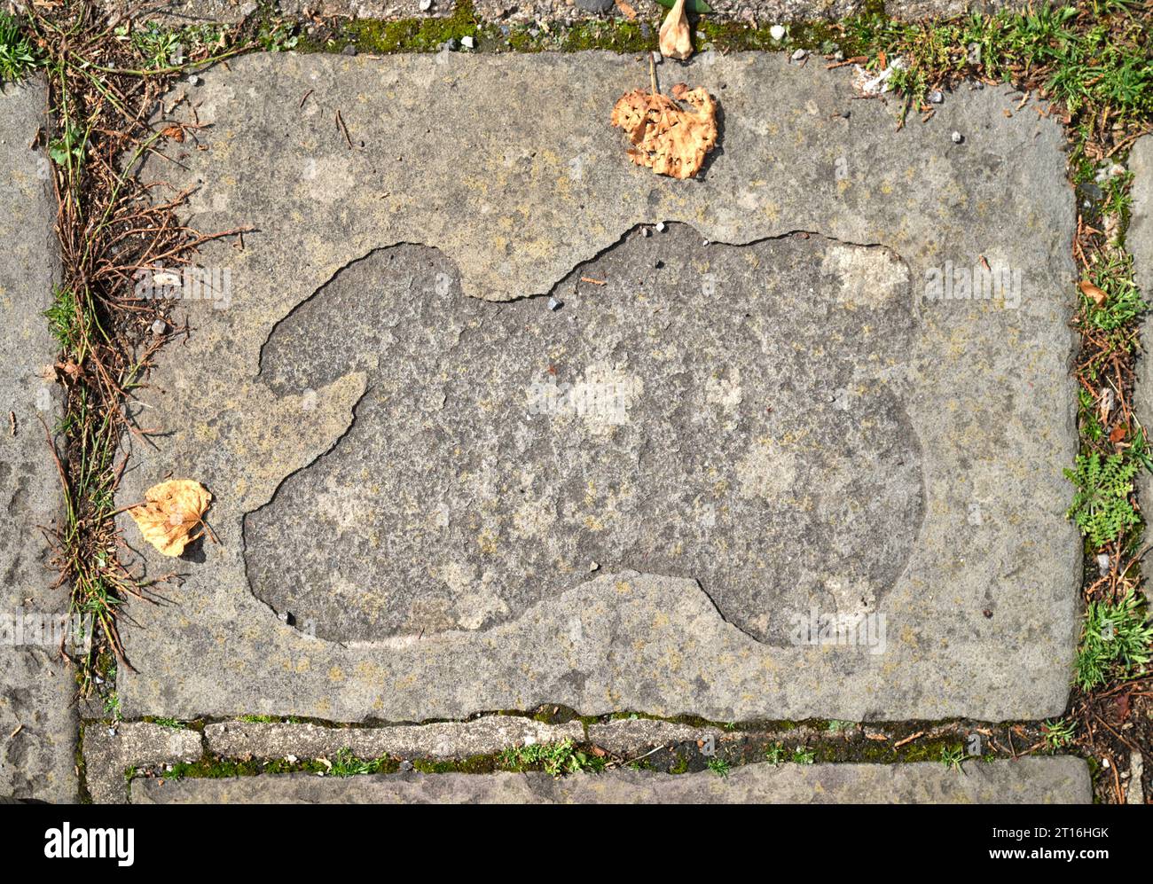 Patterns on Paving Stone Slabs Stock Photo - Alamy