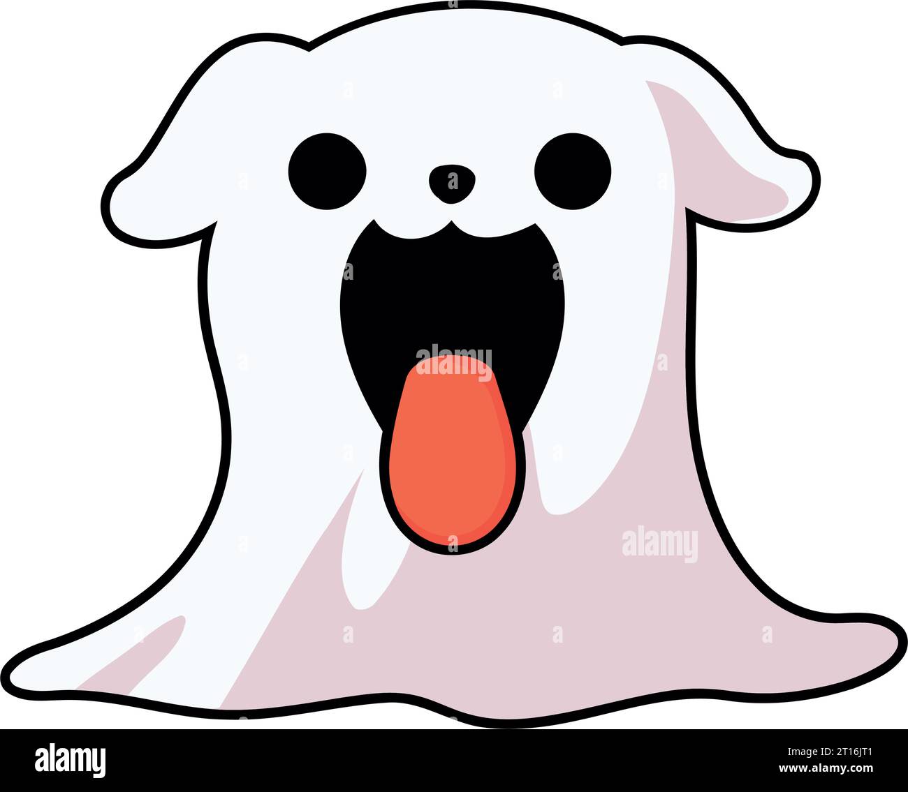 halloween pet ghost cartoon Stock Vector Image & Art - Alamy