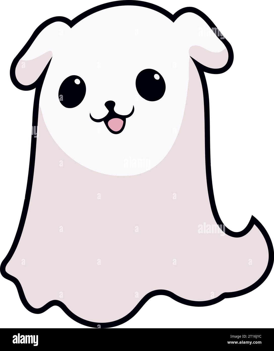 halloween pet cute ghost Stock Vector Image & Art - Alamy