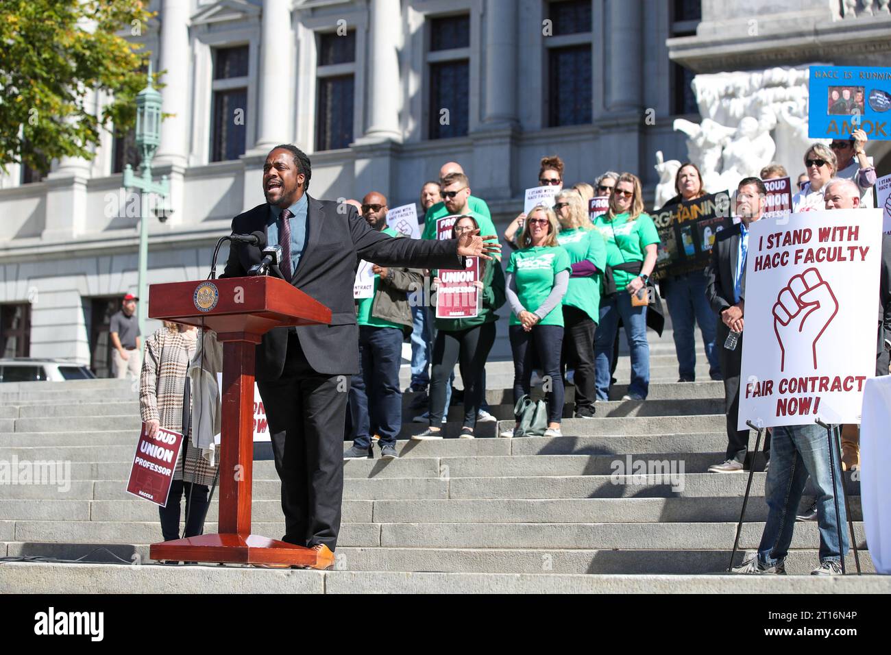 Harrisburg, United States. 11th Oct, 2023. Pennsylvania State ...