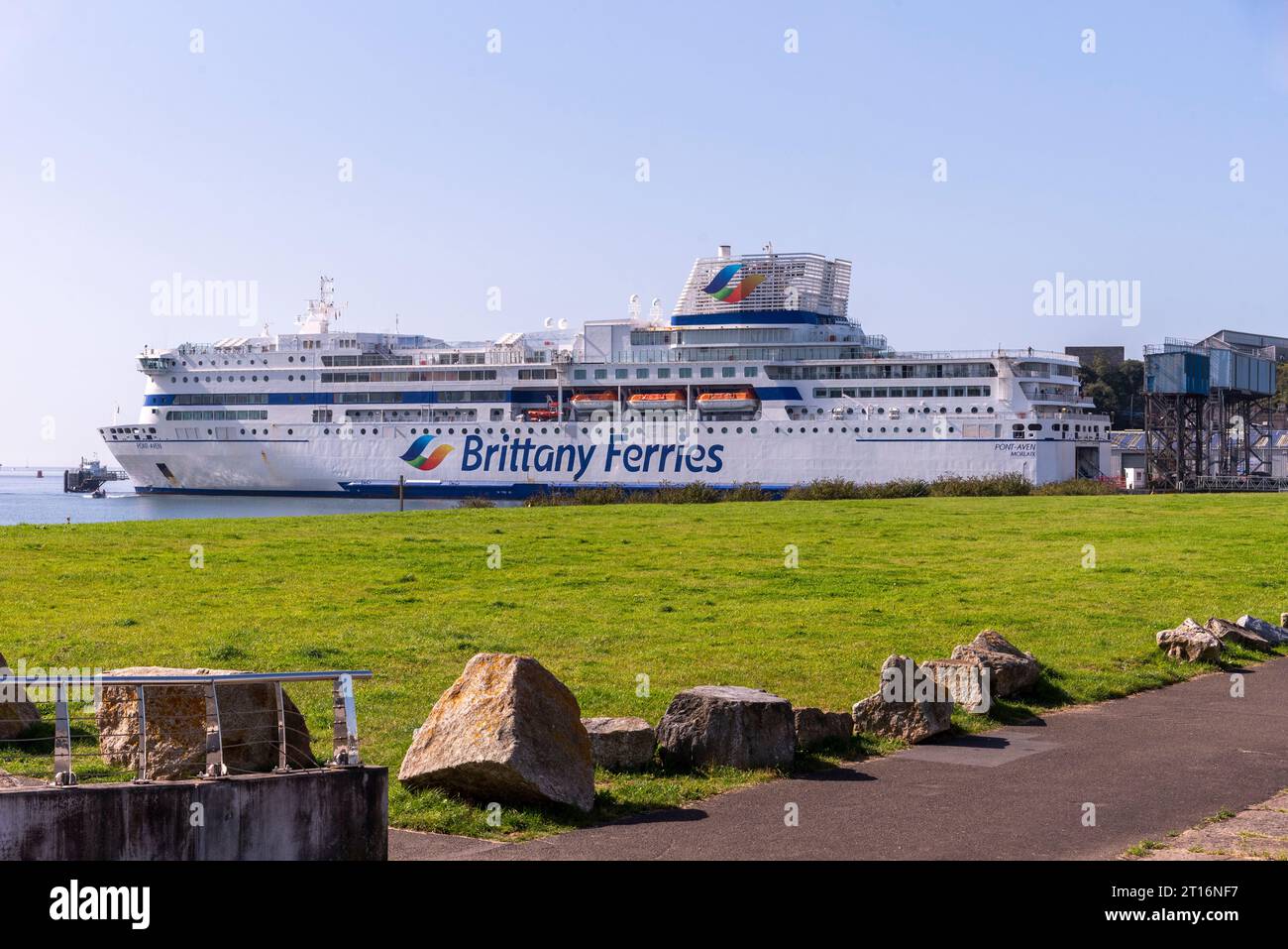Millbay Docks in the Port of Plymouth, Devon, England, UK. 06.09.2023 ...
