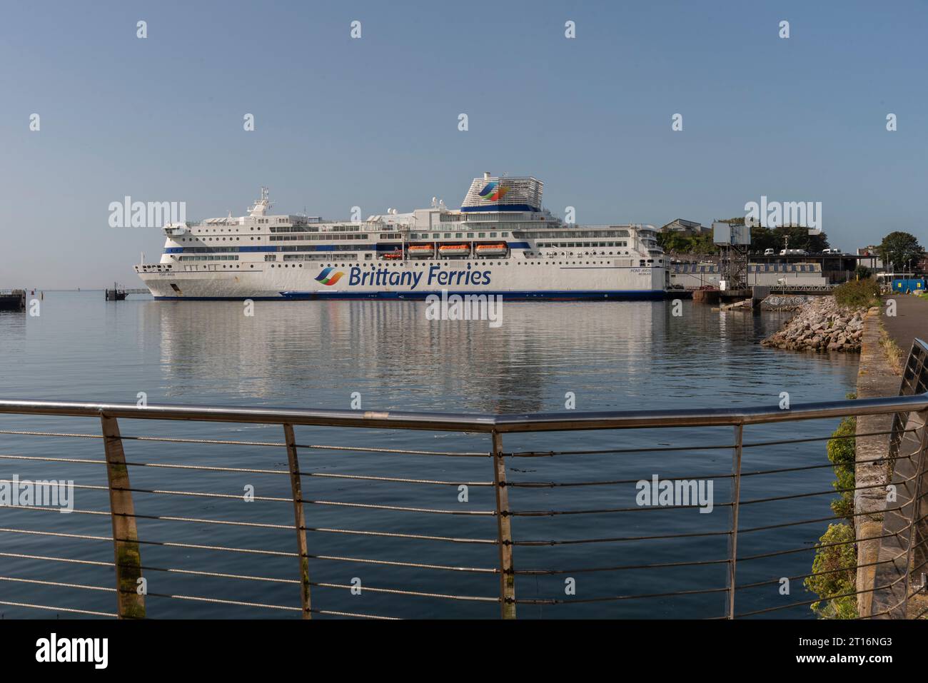 Millbay Docks in the Port of Plymouth, Devon, England, UK. 06.09.2023 ...
