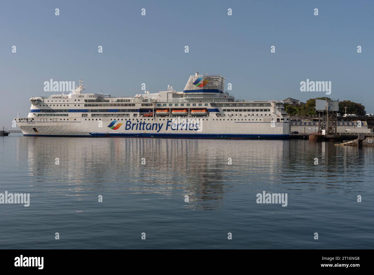 Millbay Docks in the Port of Plymouth, Devon, England, UK. 06.09.2023 ...