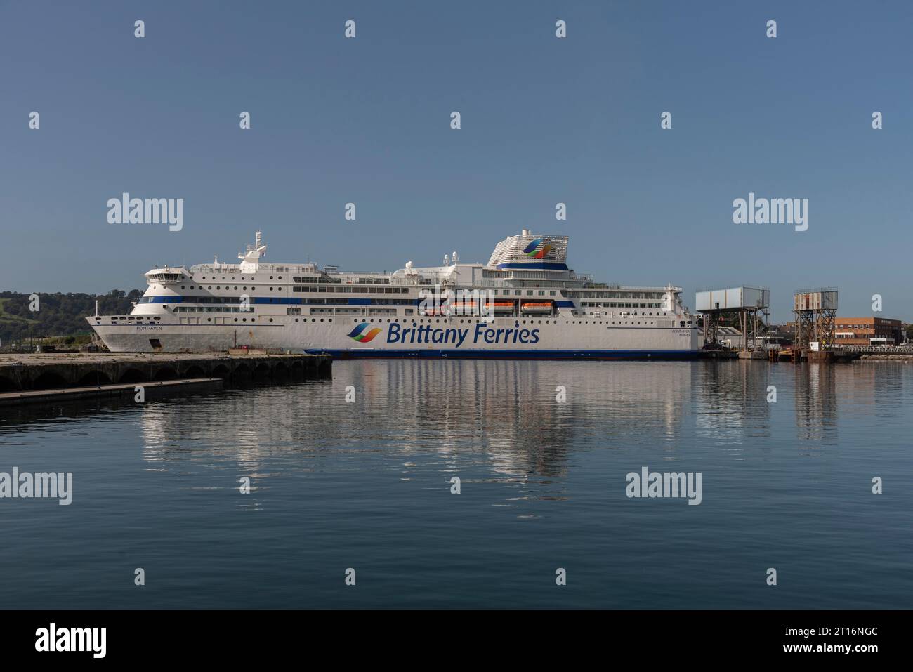 Millbay Docks in the Port of Plymouth, Devon, England, UK. 06.09.2023 ...