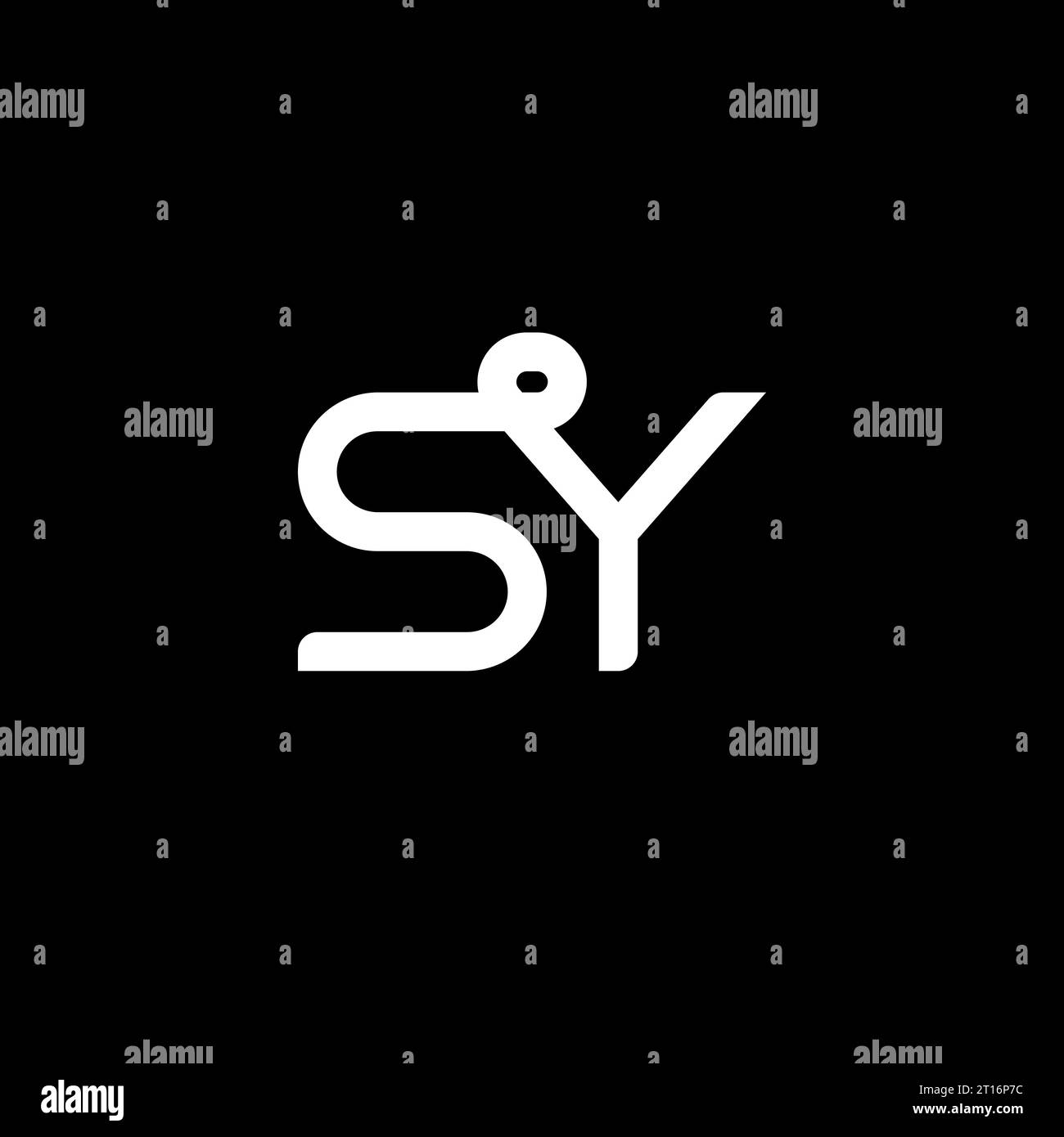 SY Logo, SY Monogram, Initial SY Logo, Letter SY Logo, Icon, Vector ...