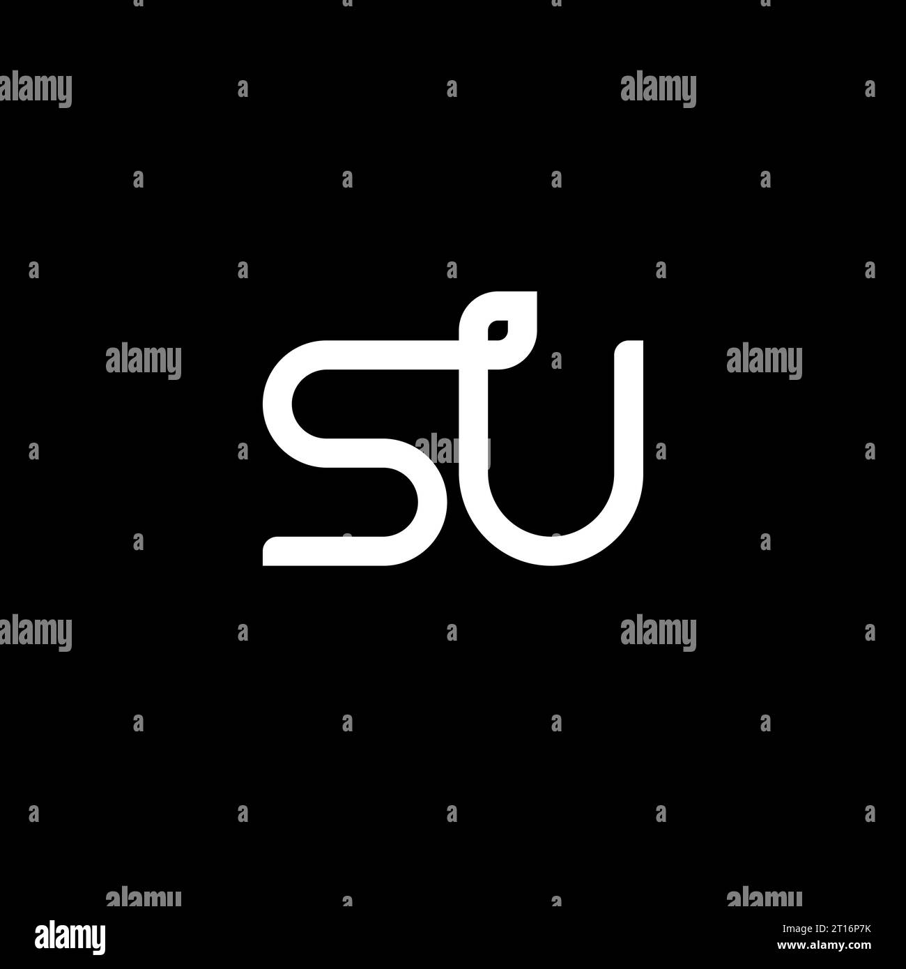 SU logo, SU monogram, initials SU icon, letter SU logo, icon, vector ...