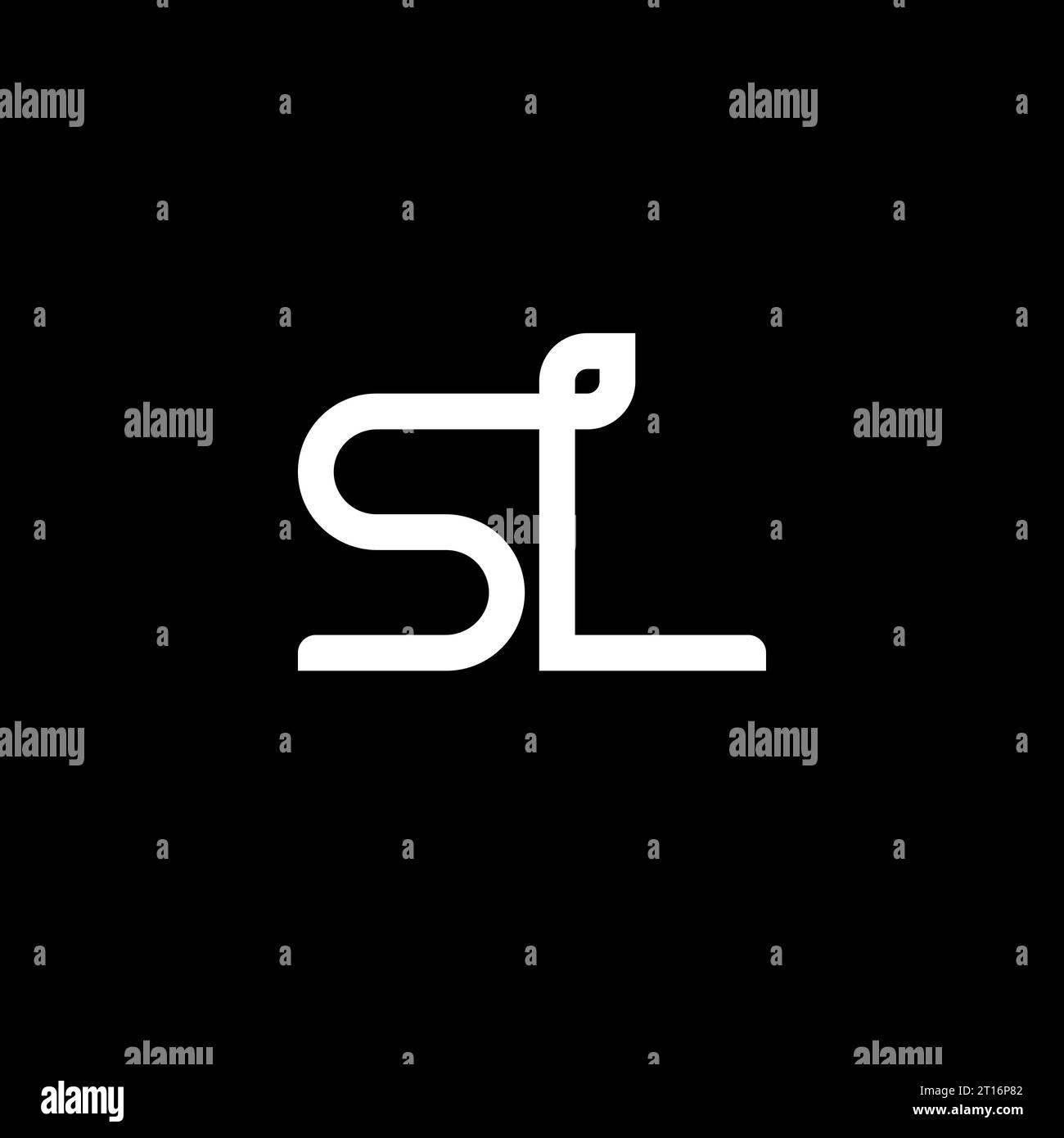 SL logo, SL Monogram, Initial SL Logo, Letter SL logo, Icon, Vector ...