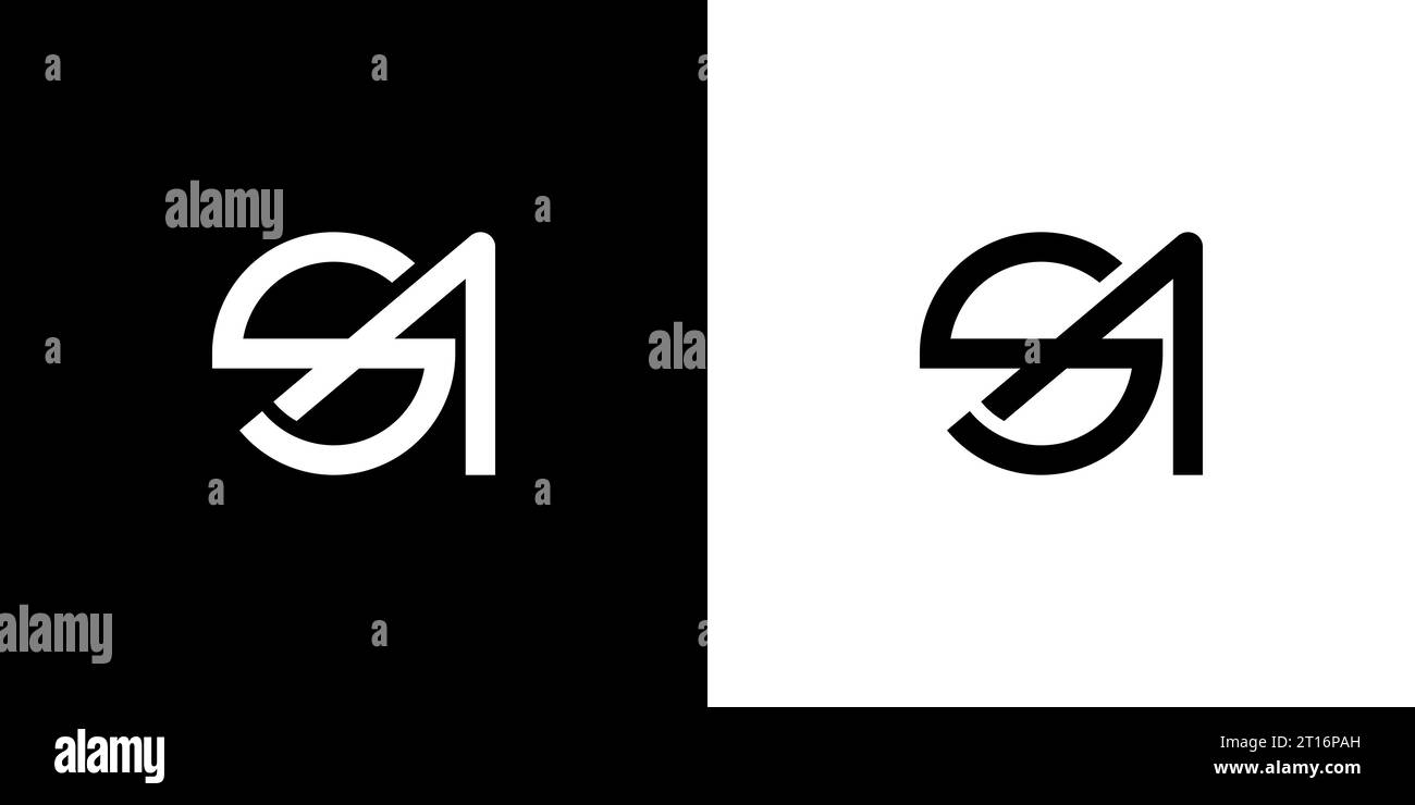 SA logo, SA Monogram, Initial SA Logo, Letter SA logo, Icon, Vector ...