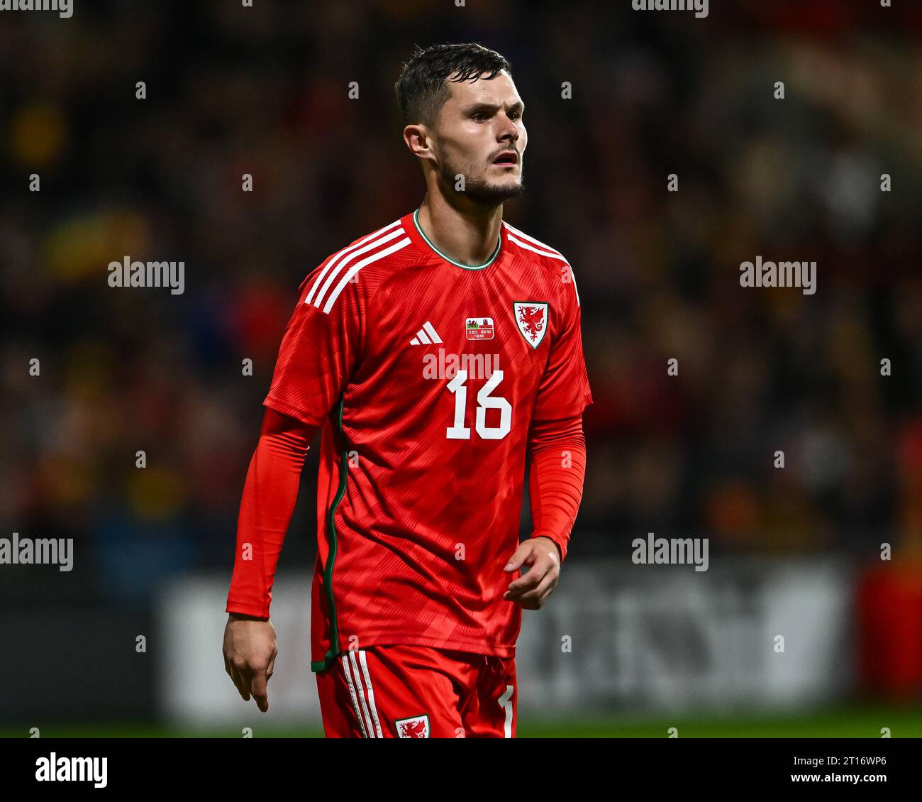 Liam Cullen of Wales during the International Friendly match Wales vs ...