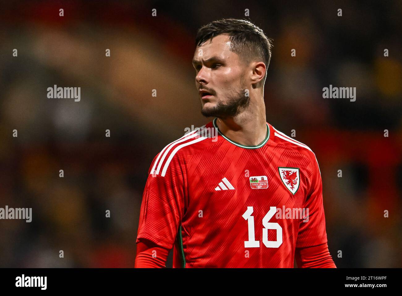 Liam Cullen of Wales during the International Friendly match Wales vs ...