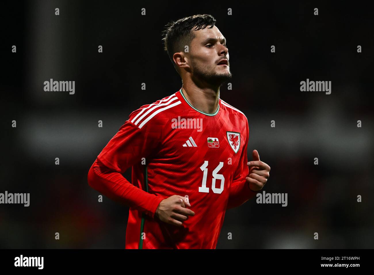 Liam Cullen of Wales during the International Friendly match Wales vs ...