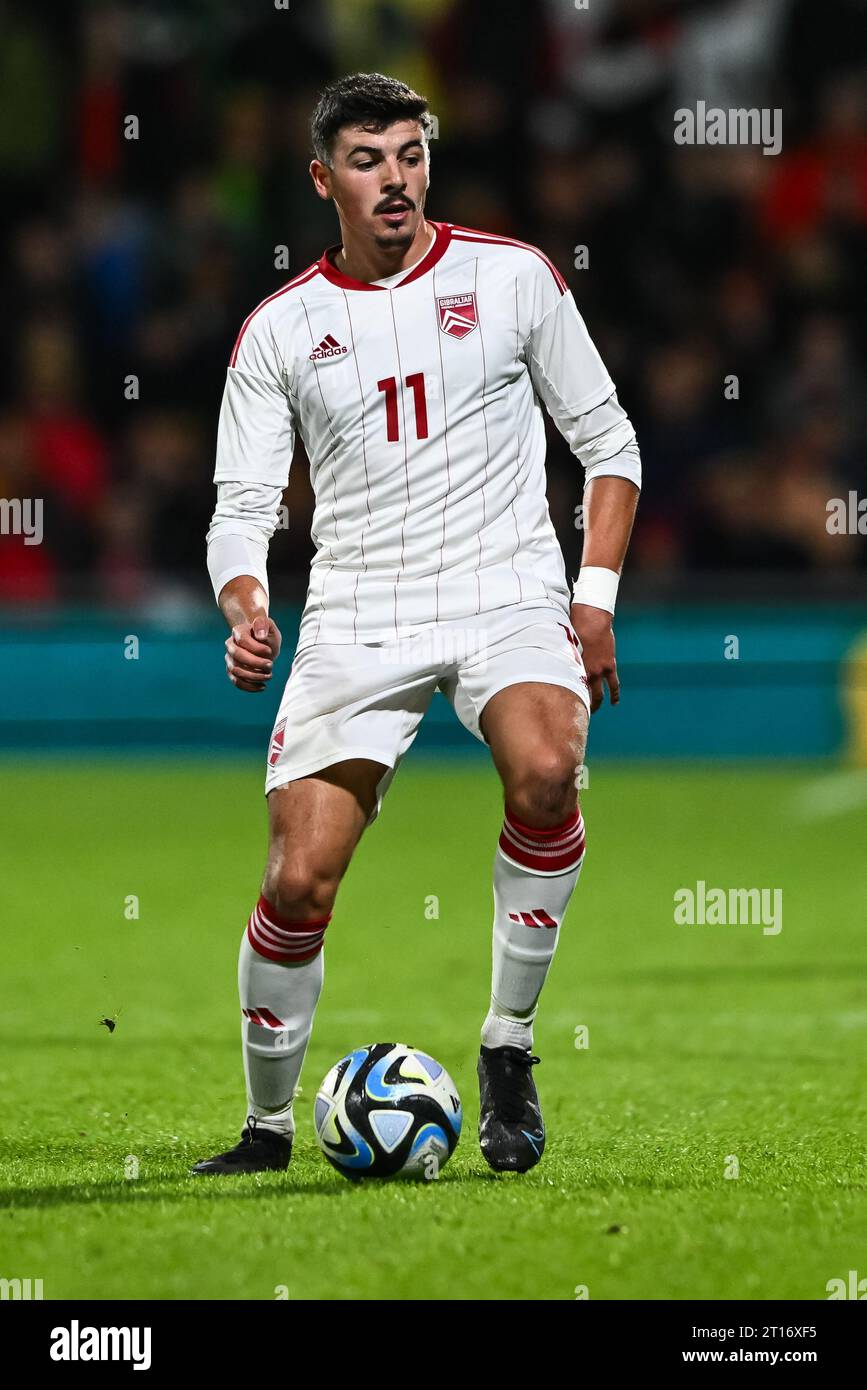 Evans De Haro of Gibraltar during the International Friendly match ...