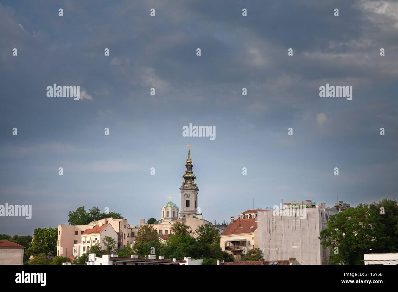 Picture of the Belgrade Cathedral, also known as Saborna Crkva, seen ...