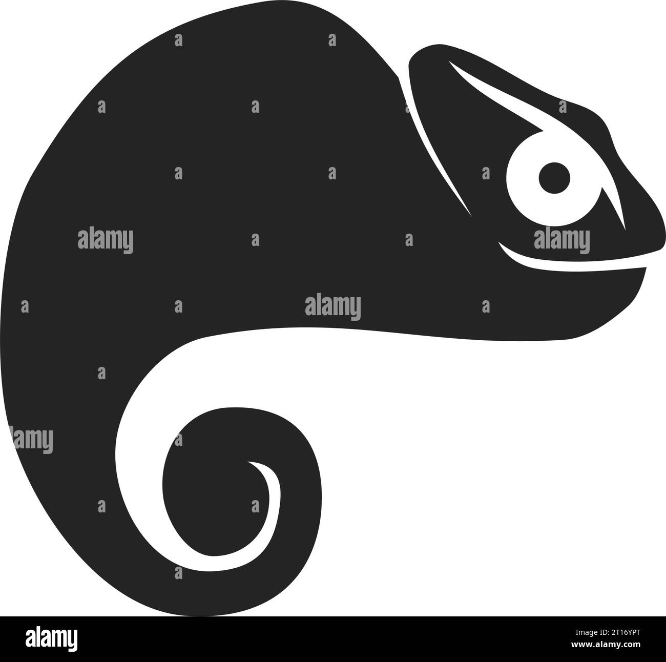 chameleon logo template Isolated. Brand Identity. Icon Abstract Vector ...
