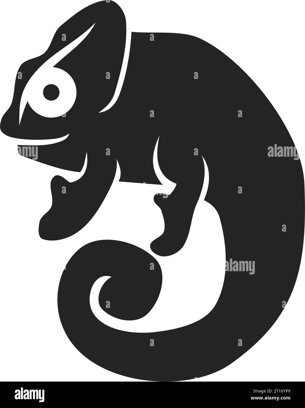 chameleon logo template Isolated. Brand Identity. Icon Abstract Vector ...