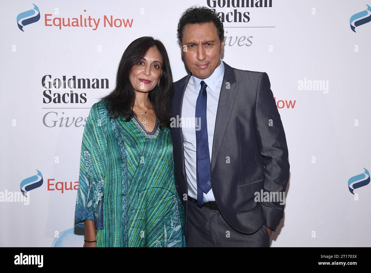 New York, USA. 11th Oct, 2023. (L-R) Shaifali Puri and Aasif Mandvi ...